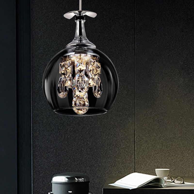 Crystal Glass Pendant Light – Brassfield House